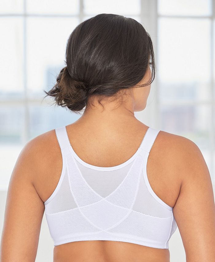Glamorise Women's ComfortLift Front Close Lace Posture Back Support Bra ...