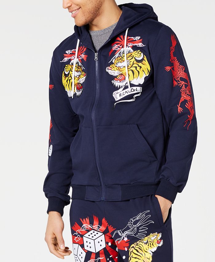Reason Men's Ace Hooded Track Jacket - Macy's