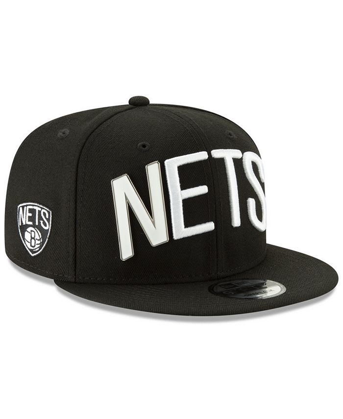 New Era Brooklyn Nets Enamel Script 9FIFTY Snapback Cap - Macy's