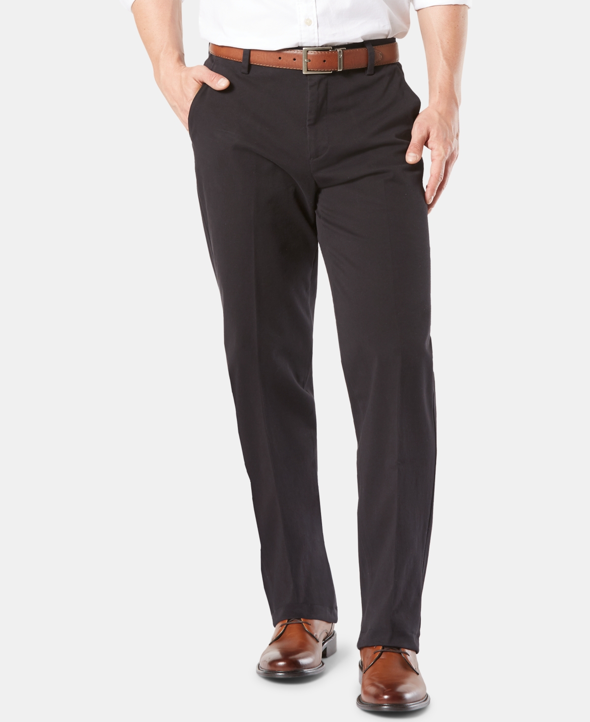 Click here for Dockers Mens Workday Smart 360 Flex Classic Fit Kh... prices