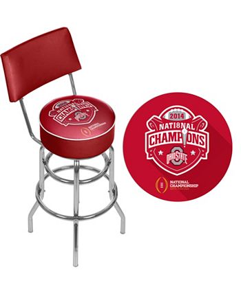 Trademark Global Ohio State University Swivel Bar Stool with Back - Macy's