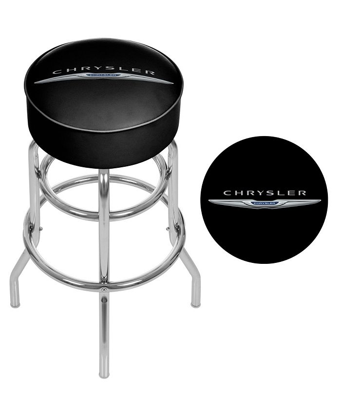 Trademark Global Chrysler Padded Swivel Bar Stool - Macy's