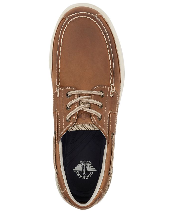 Dockers Men's Beacon Leather Casual Boat Shoe with NeverWet - Macy's