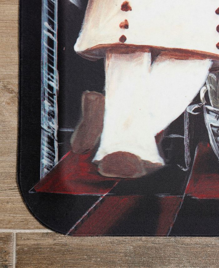 Home Dynamix Designer Chef Chalkboard Chefs Cushioned Anti-Fatigue ...