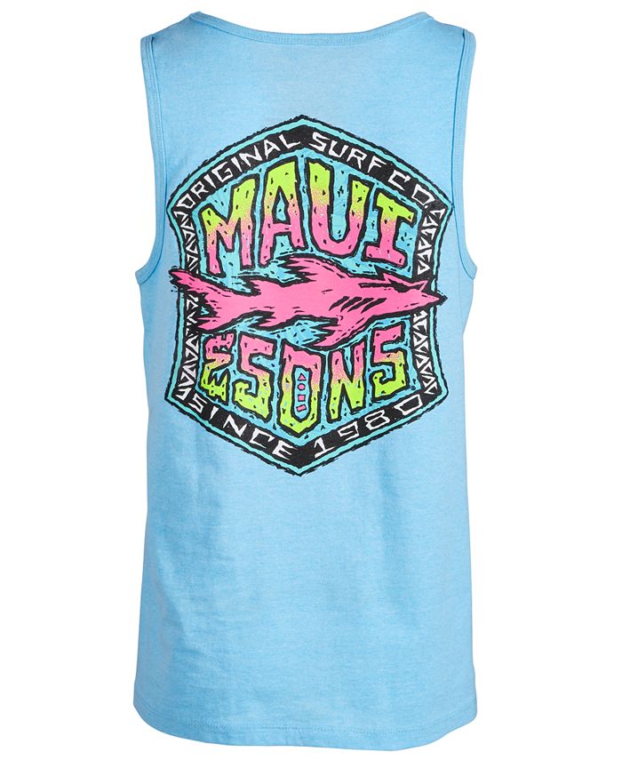 Maui and Sons Men's Logo Graphic Tank Top - Macy's