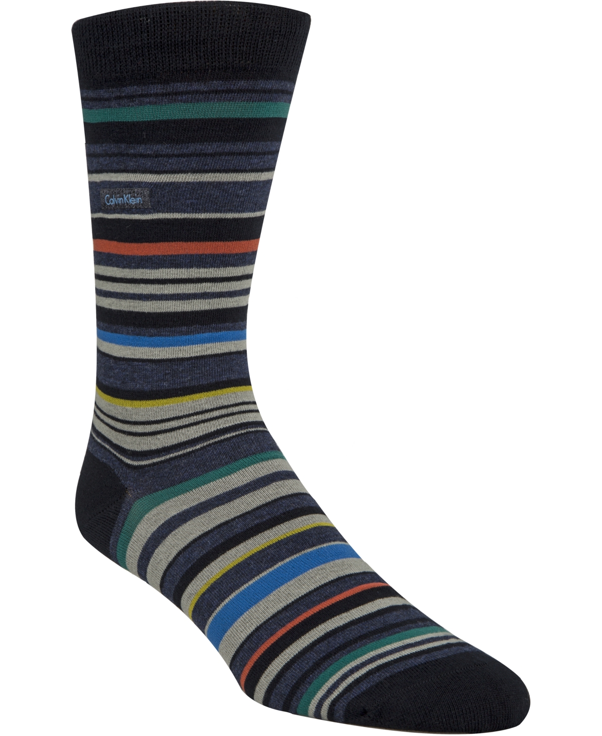 Click here for Calvin Klein Mens Striped Crew Socks - Navy prices