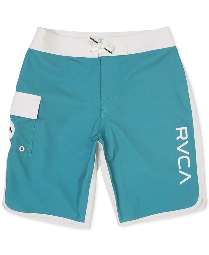 RVCA Men's 18" Camo Graphic Swim Trunks - Macy's