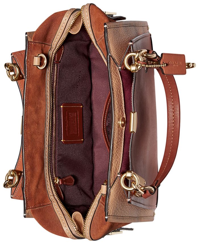 COACH Colorblock Dreamer Satchel - Macy's