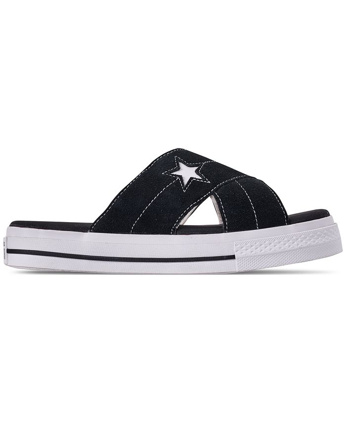 Converse Women's One Star Slip Athletic Slide Sandals from Finish Line ...
