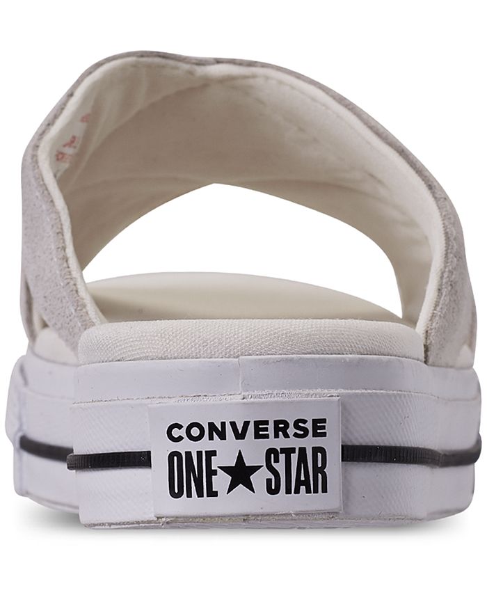 Converse Women's One Star Slip Athletic Slide Sandals from Finish Line ...