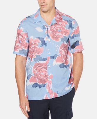 Perry Ellis Men's Rose Graphic Shirt - Macy's
