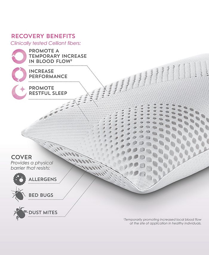 Pure Care Celliant Comfy Pillow - Queen - Macy's