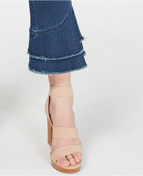 INC International Concepts INC Double-Ruffle Hem Curvy Ankle Jeans ...