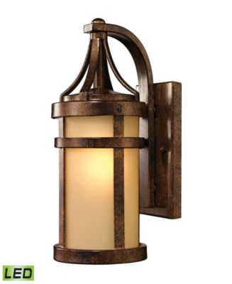 ELK Lighting Winona Collection 1 light outdoor sconce in Hazelnut ...