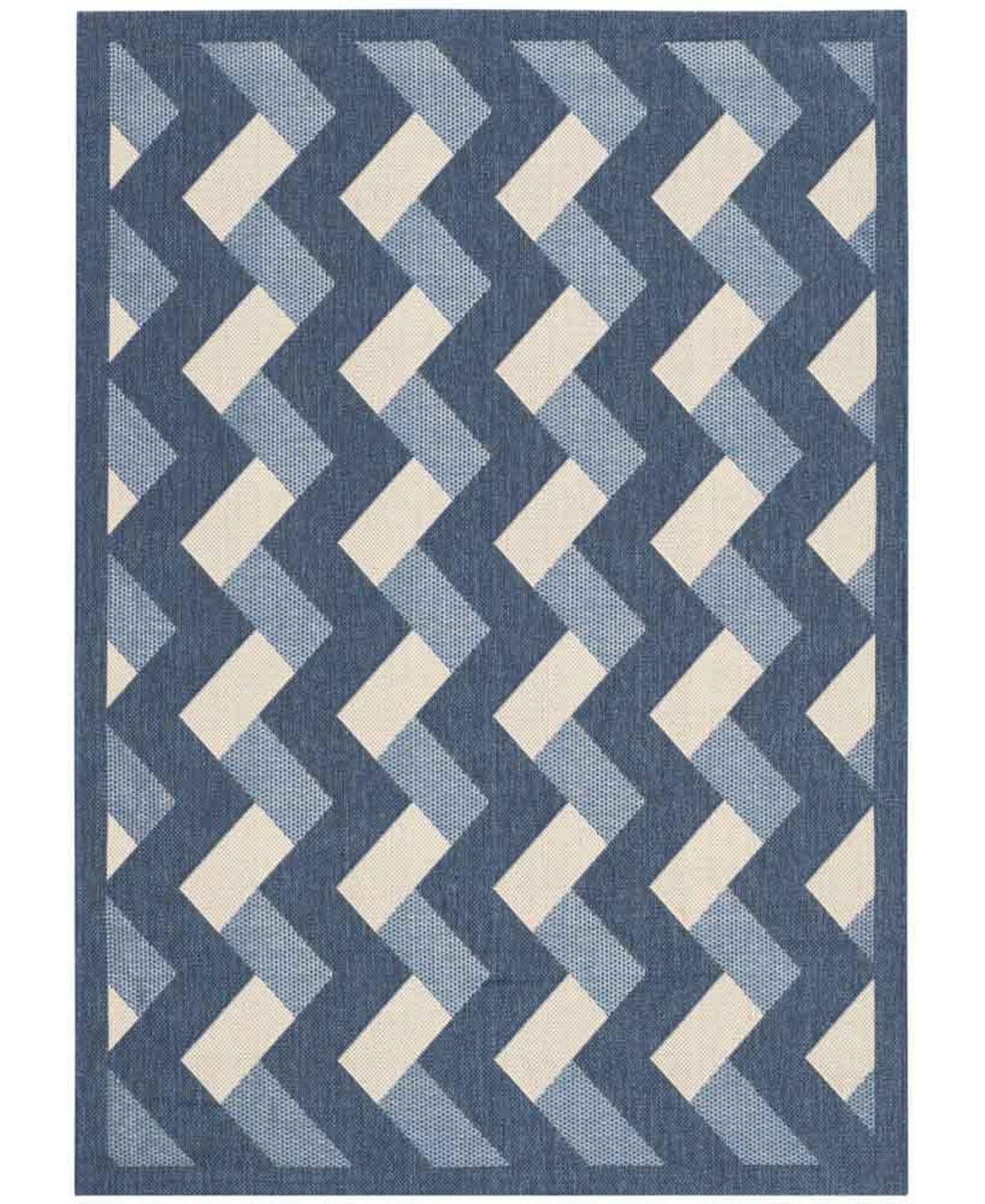 Click here for Safavieh Courtyard CY7430 Navy and Beige 53 x 77 S... prices