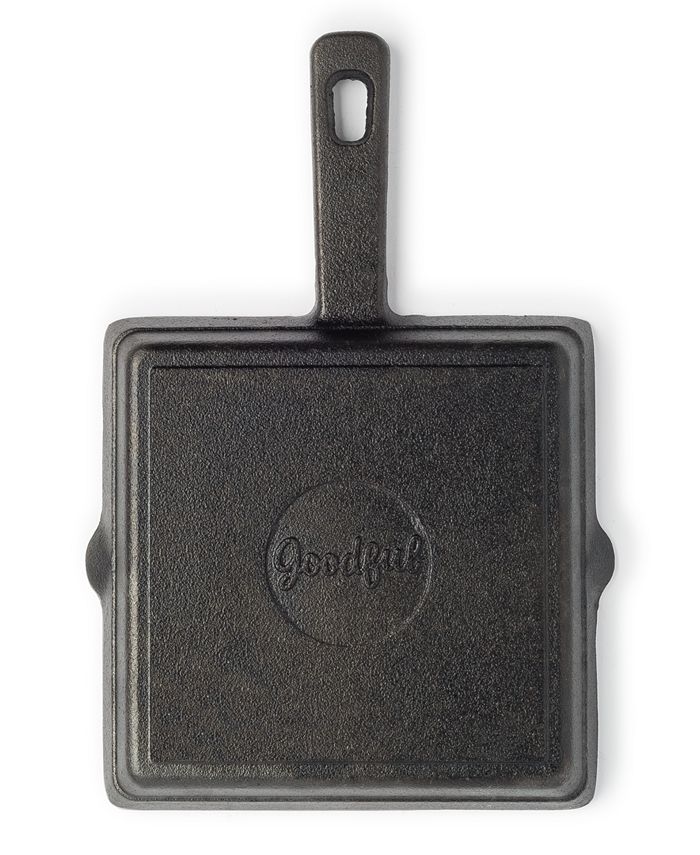 Goodful 2-Pc. Mini Cast Iron 6" Griddle Set, Created for Macy's - Macy's