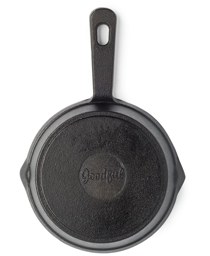 Goodful 2-Pc. Mini Cast Iron 6" Fry Pan Set, Created for Macy's - Macy's