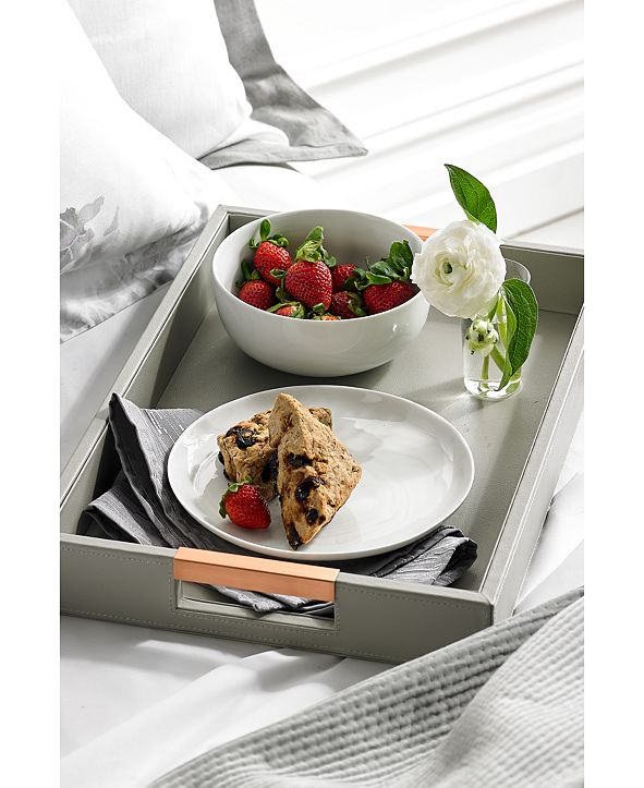Hotel Collection Modern Marble 12-Pc. Dinnerware Set, Service for 4 ...