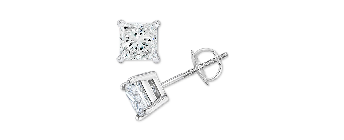 Click here for Diamond Stud Earrings (1/6 ct. t.w.) - White Gold prices