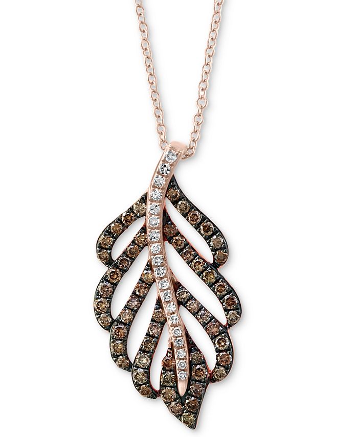 EFFY Collection EFFY® Diamond 18" Pendant Necklace (7/8 ct. t.w.) in ...