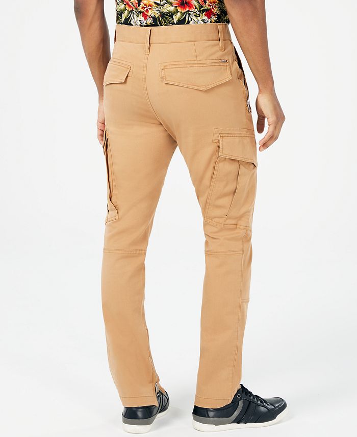 GUESS Men's Carter Twill Cargo Pants - Macy's