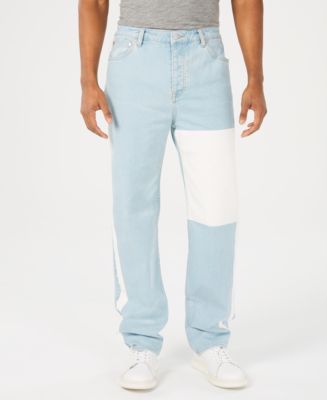 WeSC Men's Straight-Fit Colorblocked Jeans - Macy's
