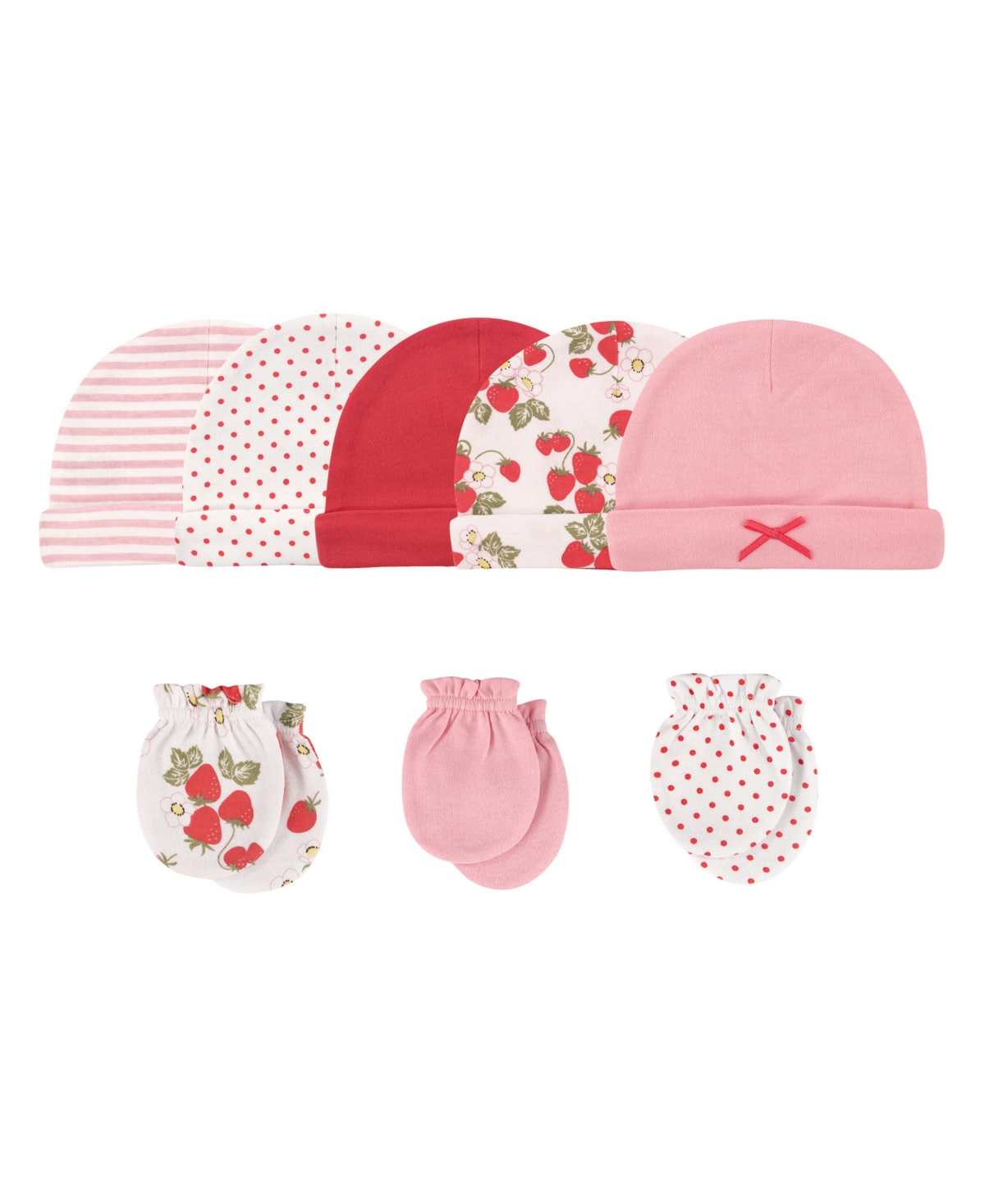 Click here for Hudson Baby Baby Girls Hudson Cotton Beanie & Anti... prices