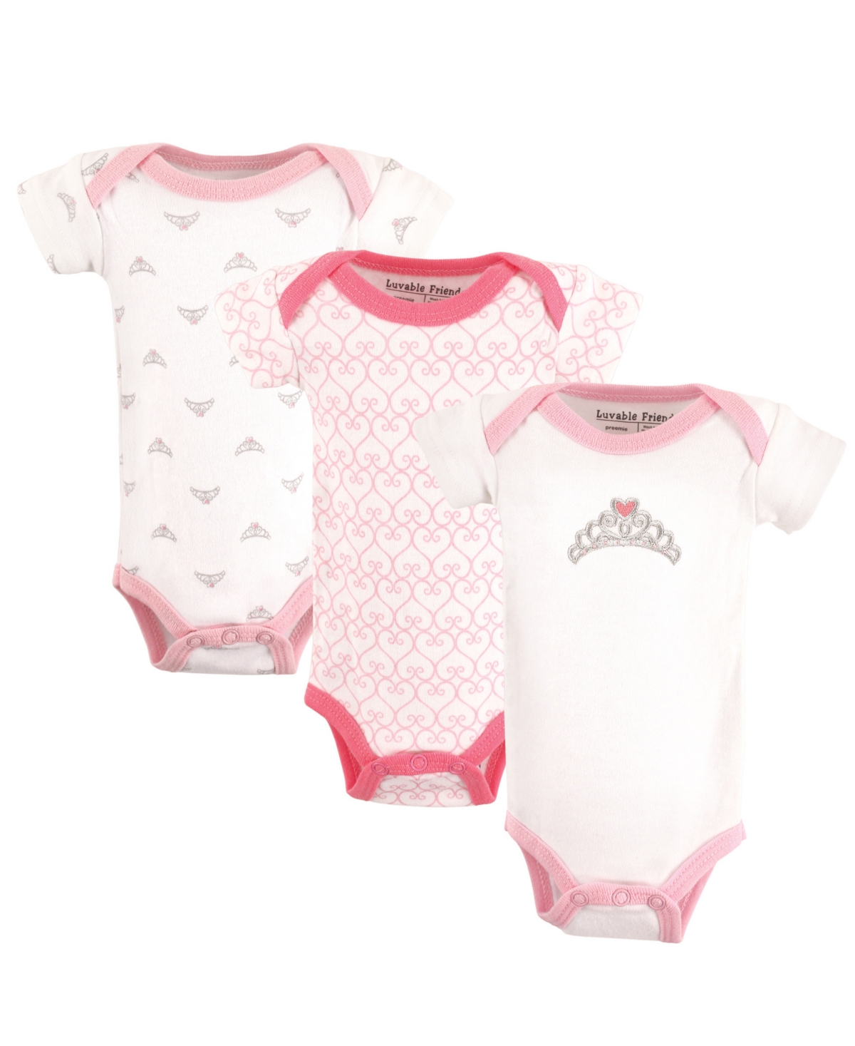 Click here for Luvable Friends Baby Girls Cotton Preemie Bodysuit... prices