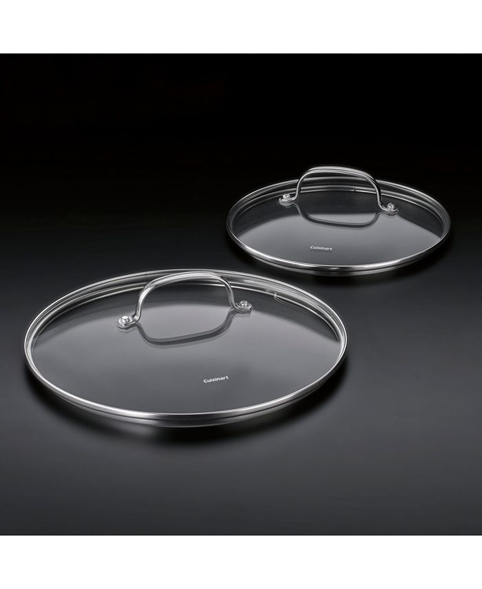 Cuisinart Chef's Classic Stainless Steel 2-Pc. Glass Lid Set - Macy's