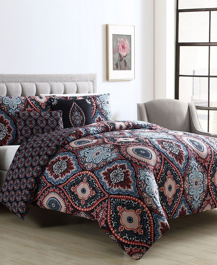 VCNY Home Coria 4 Piece Twin Quilt Set - Macy's