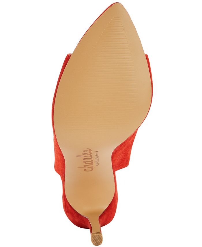CHARLES by Charles David Trapp Slingback Peep Toe Sandals & Reviews ...