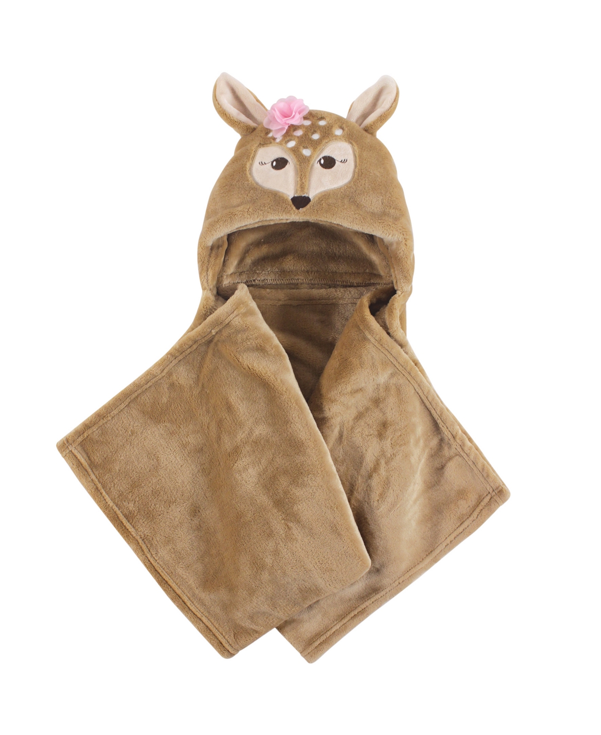 Click here for Hudson Baby Girls Hooded Animal Face Plush Blanket... prices