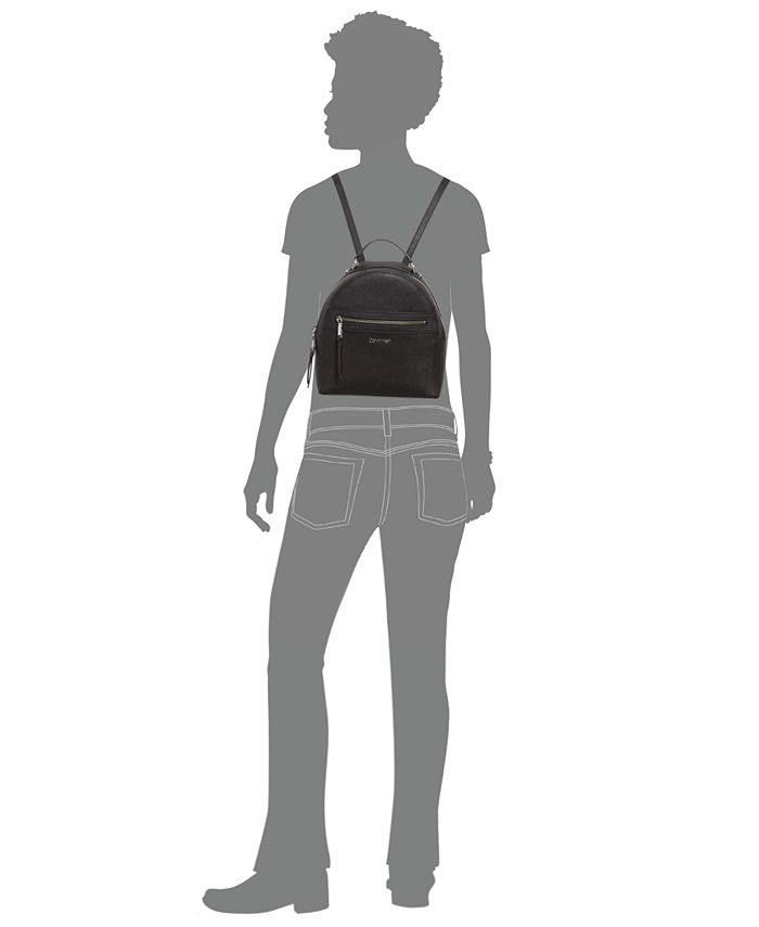 Calvin Klein Mercy Leather Backpack - Macy's