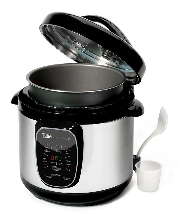 Elite by Maxi-Matic Elite Platinum 8 Quart Electric Stainless Steel ...