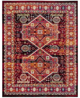 Safavieh Cherokee Black and Orange 8' x 10' Area Rug - Macy's