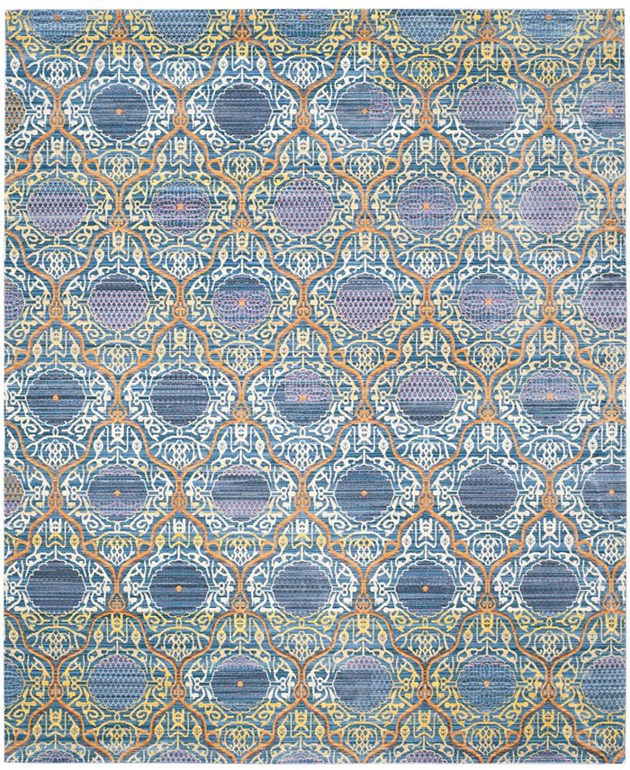 Safavieh Valencia Lavender and Gold 8' x 10' Area Rug - Macy's