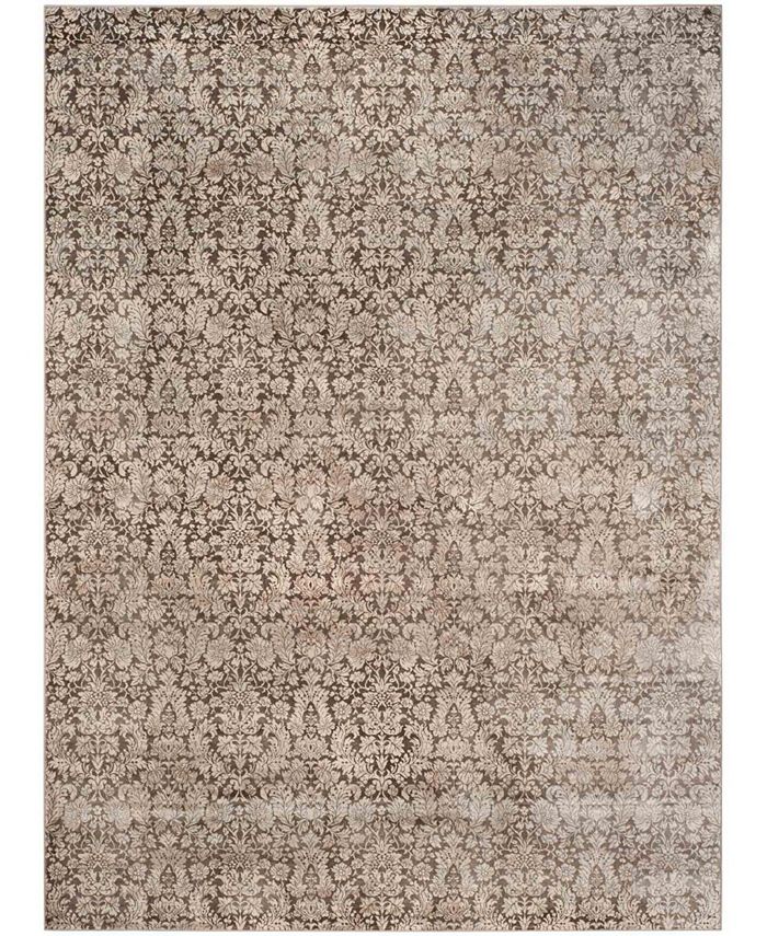 Safavieh Vintage Brown and Creme 9' x 12' Area Rug - Macy's