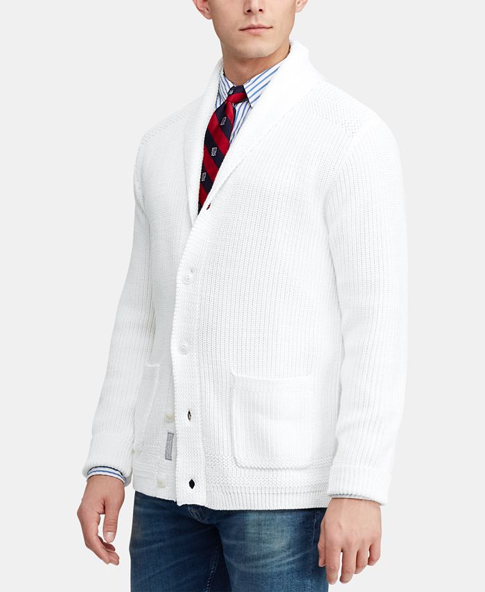 Polo Ralph Lauren Men's Shawl-Collar Cotton Cardigan - Macy's