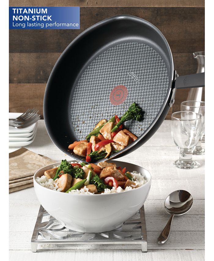 T-Fal Stackables 10-Pc. Titanium Non-Stick Cookware Set - Macy's