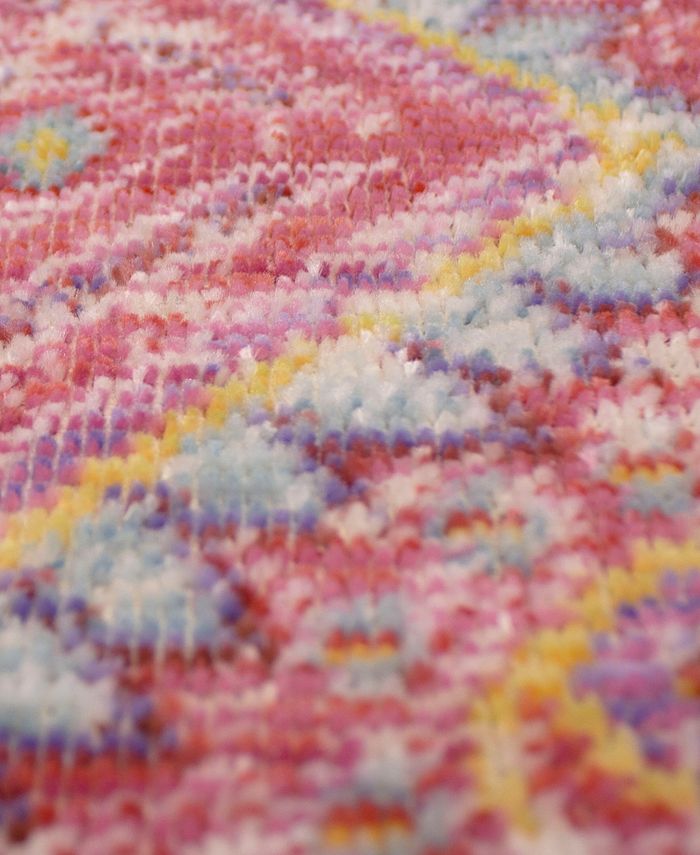 French Connection Caruso Colorwashed Kilim 22" x 61" Accent Rug - Macy's