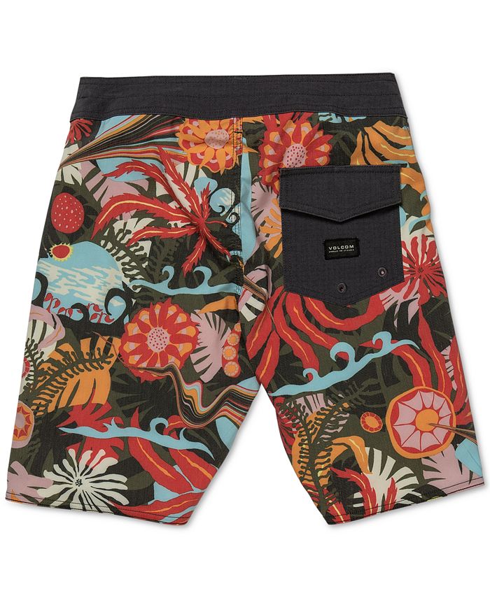 Volcom Big Boys Printed Swim Trunks - Macy's