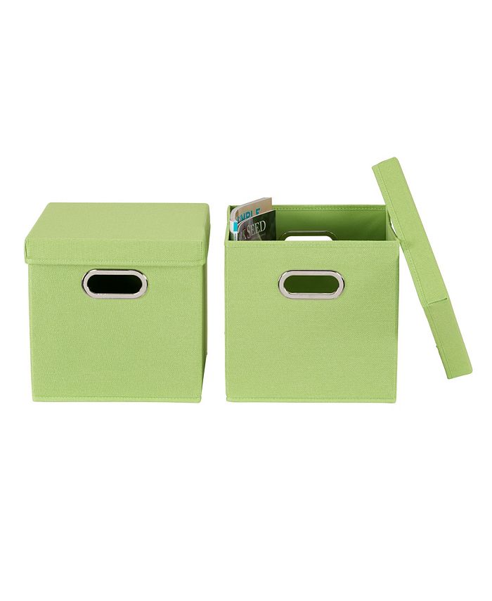 Household Essentials 2-Pc. Apple Heather Storage Box Set - Macy's