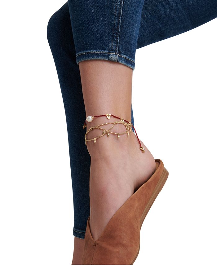 Lucky Brand 2-Pc. Set Gypsy Anklet, Created for Macy's - Macy's