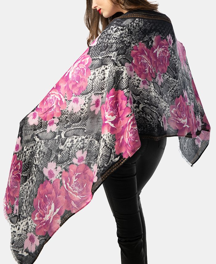 INC International Concepts I.N.C. Python-Print Rose Soft Wrap, Created ...