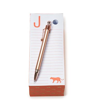 Tri-Coastal Design "J" Note Pad with Pen Set - Macy's
