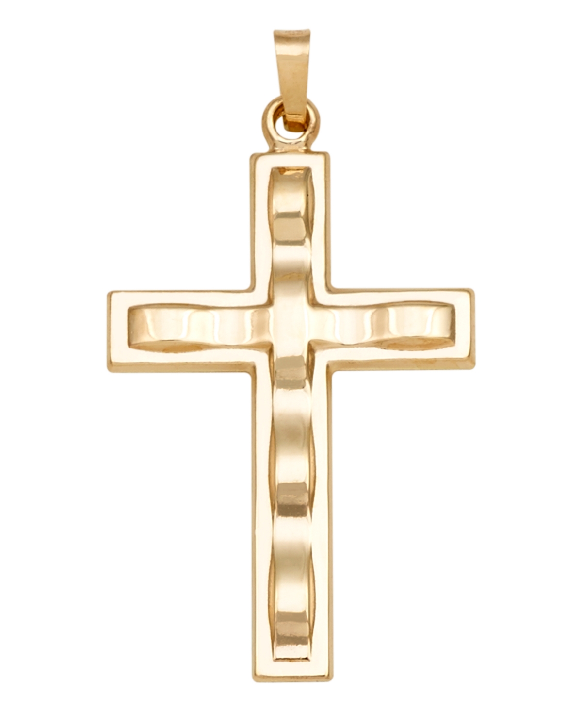 Click here for Cross Pendant in 14k Yellow Gold - Gold prices