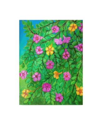 Elizabeth Claire 'Colorful Spring' Canvas Art - 19" x 14" x 2" - Macy's