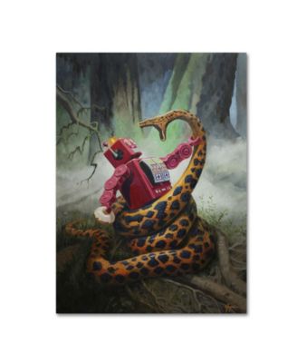 Eric Joyner 'All Wrapped Up Again' Canvas Art - 19" x 14" x 2" - Macy's