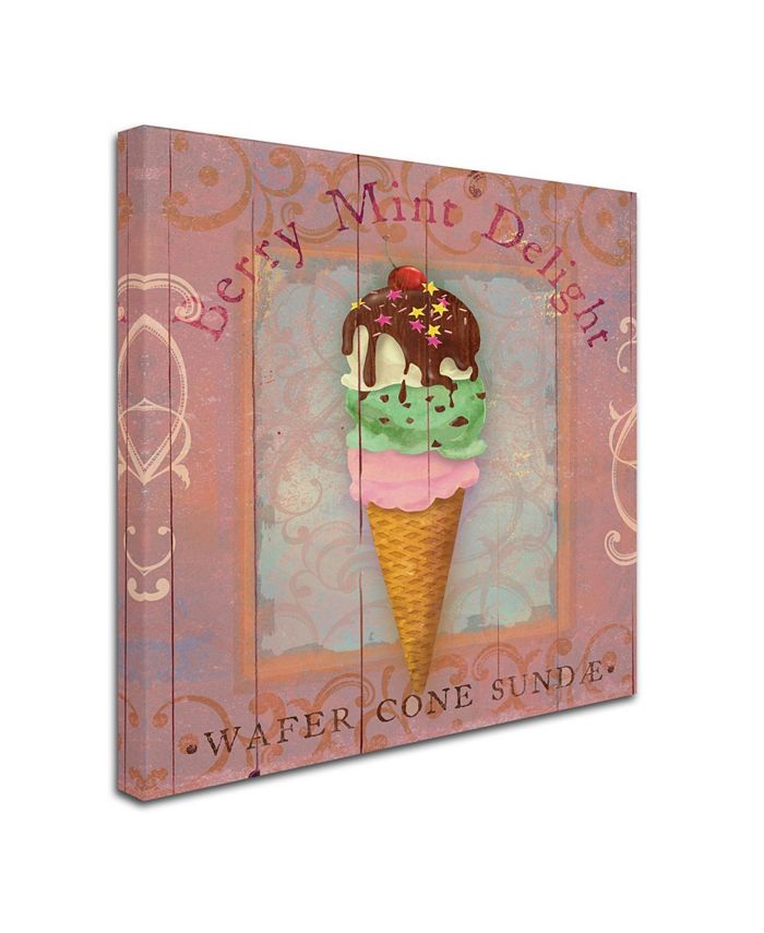 Trademark Global Fiona Stokes-Gilbert-ALI 'Parlor Ice Cream II' Canvas ...