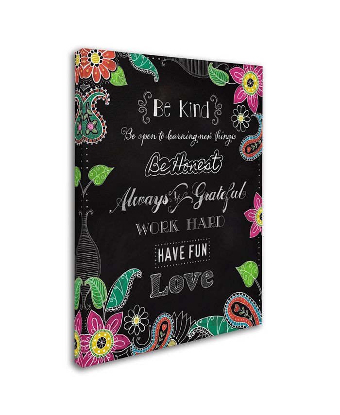 Trademark Global Fiona Stokes-Gilbert 'Chalkboard Inspirations' Canvas ...